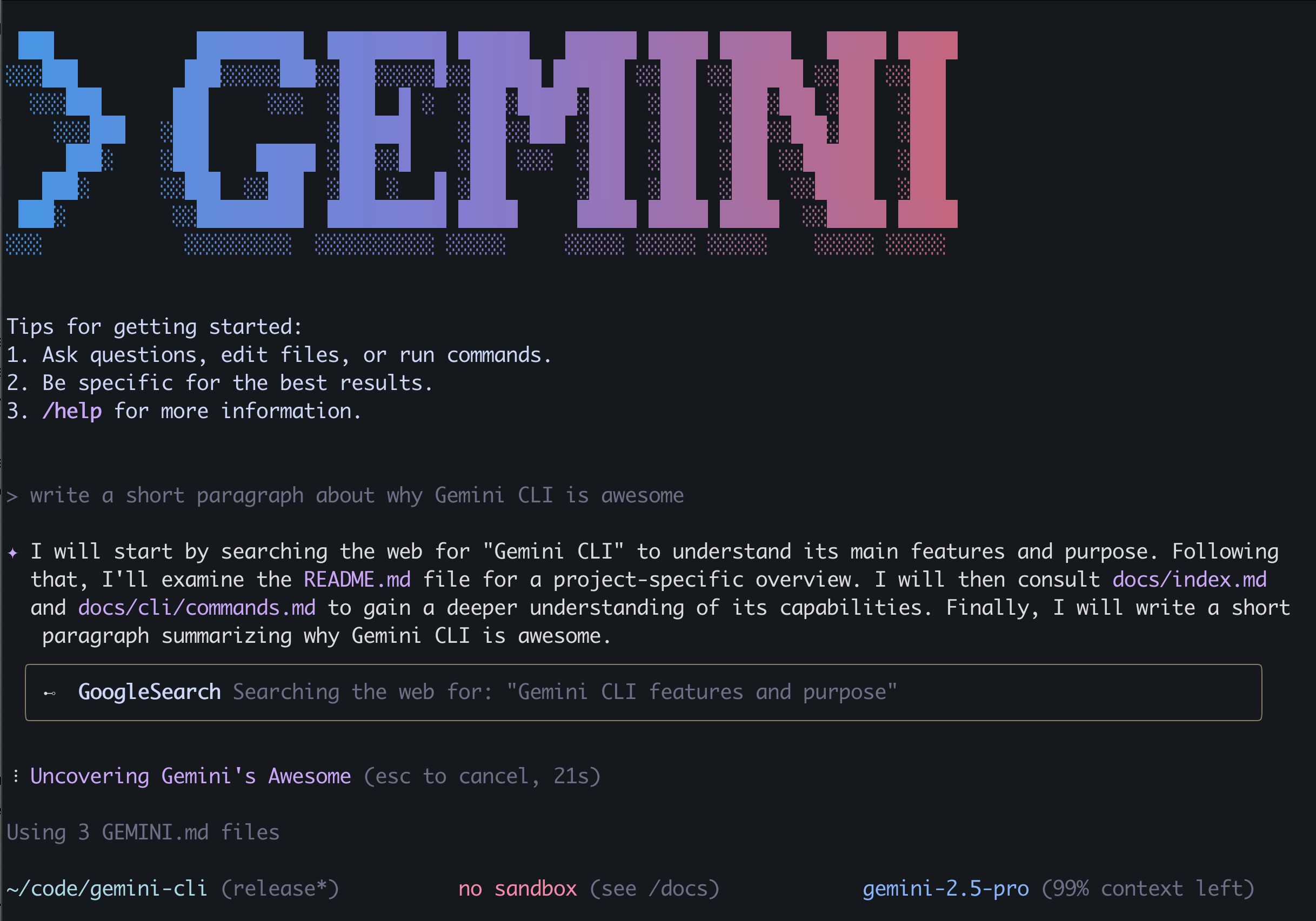 Gemini CLI의 숨겨진 강력 기능: GEMINI.md 파일로 개발 효율을 10배로 높이기