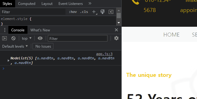 [JavaScript] addEventListener 작동오류 (addeventlistener is not a function)