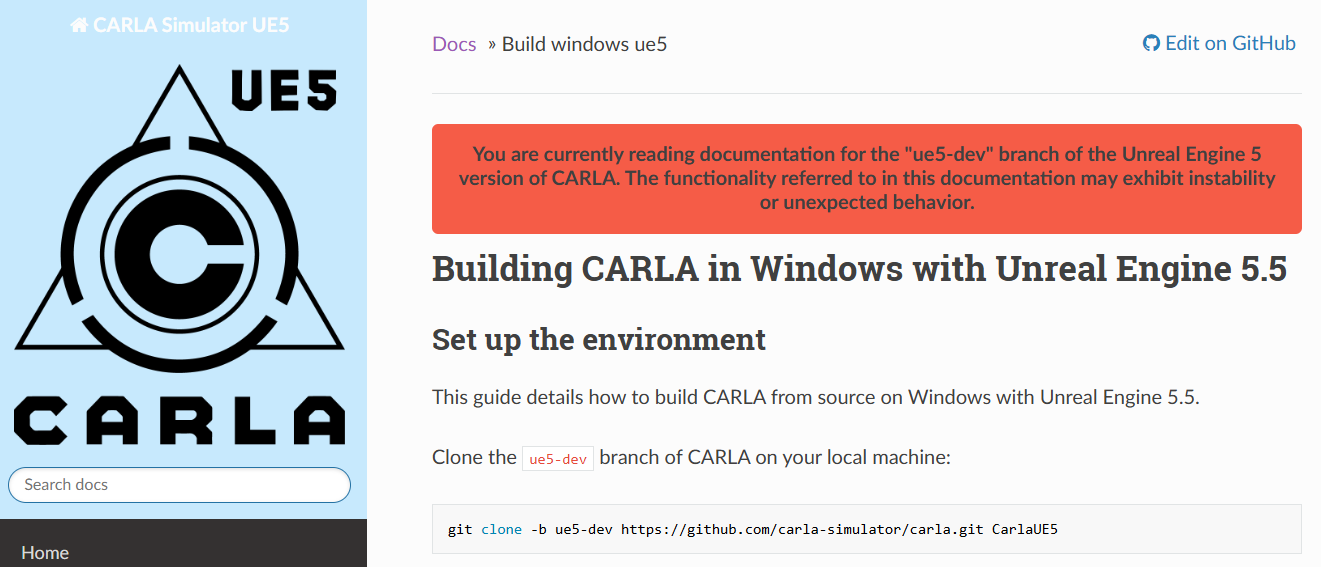 1. CARLA UE5-0.9.15 설치 (Windows11)