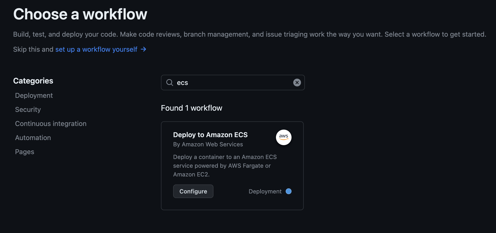 AWS ECS + Fargate로 서버 배포 및 GitHub Action을 활용한 무중단 CI/CD 환경 구축하기