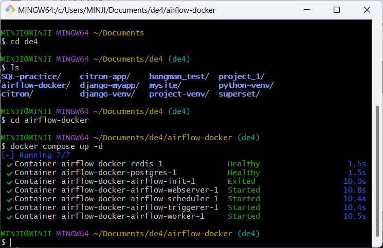 [Airflow] Docker 기반 Airflow 설치