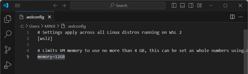 [Docker] Windows 환경에서 컴퓨터 느려지는 현상 해결법(feat. memory)