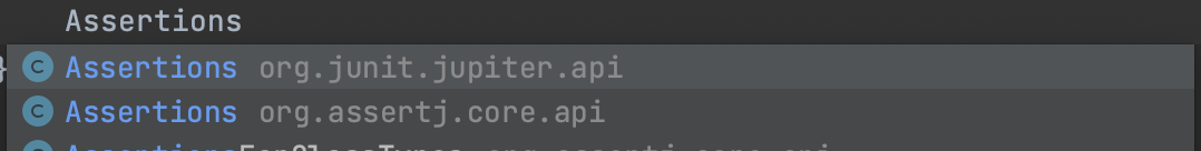 Junit? AssertJ? 무엇을 써야할까?