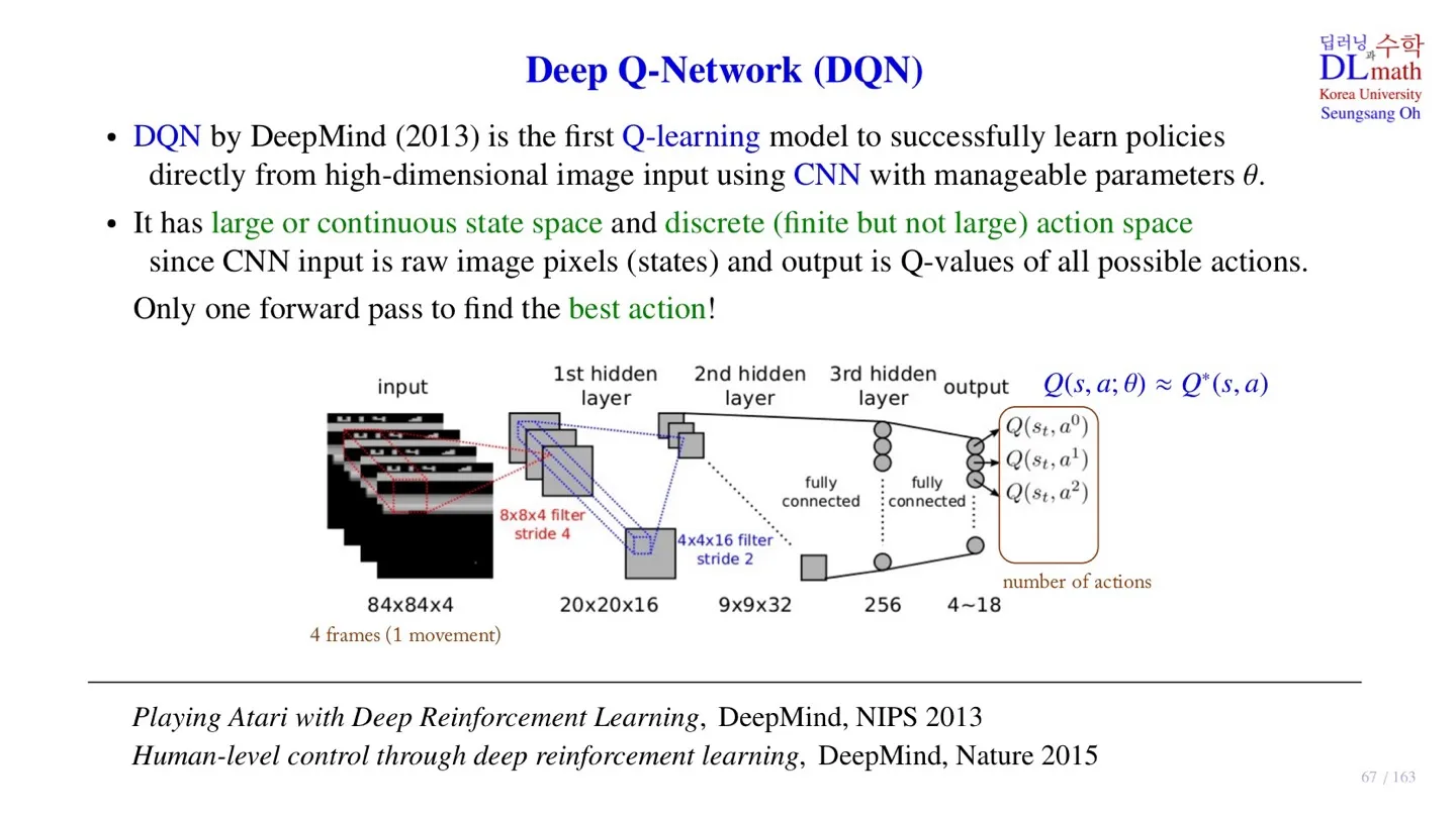 [Deep Reinforcement Learning] 17강 DQN 1