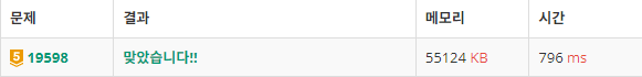 [G5] BOJ_19598