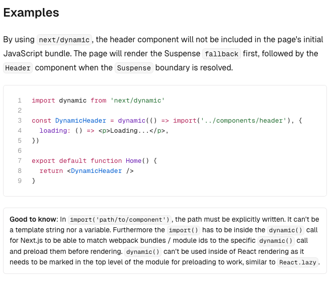 [NextJS] dynamic import 사용해보기