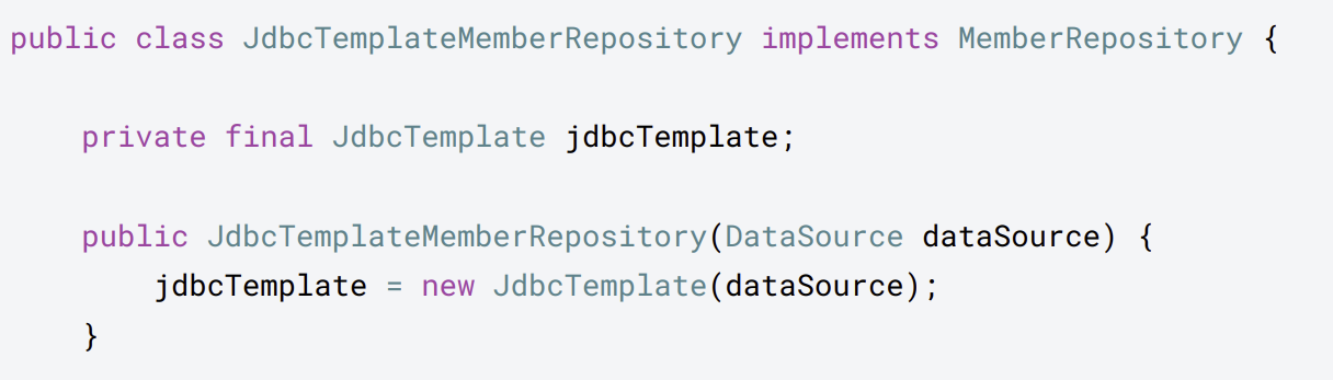 [SPRING] JdbcTemplate