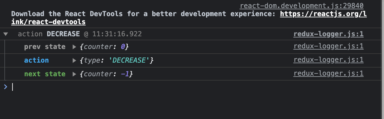 [ REACT / 강의 ] 8주차 - redux-logger로 DevTools 사용