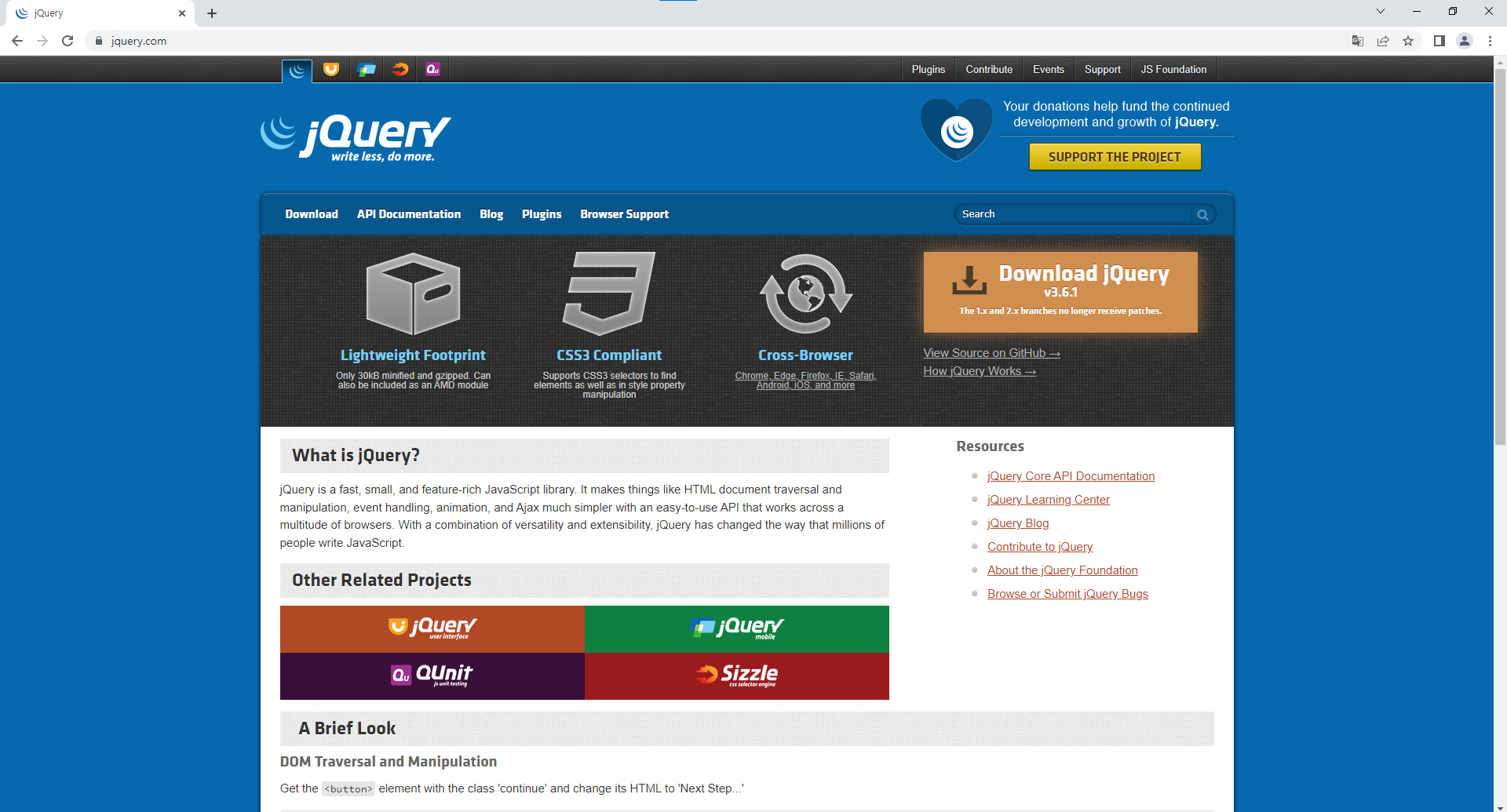 [jQuery 1-1] jQuery 라이브러리