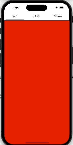 [swift] Collectionview Tabbar
