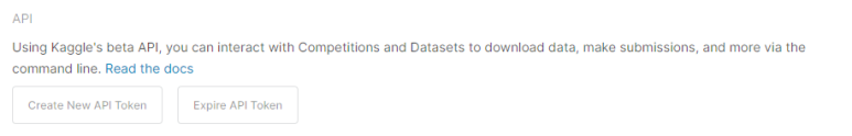 [kaggle] kaggle API 세팅하는법