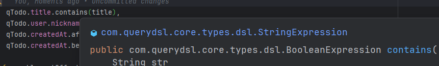 [Spring] QueryDSL 동적 쿼리 생성하기