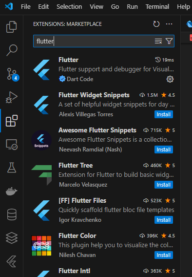 VScode로 flutter 실행