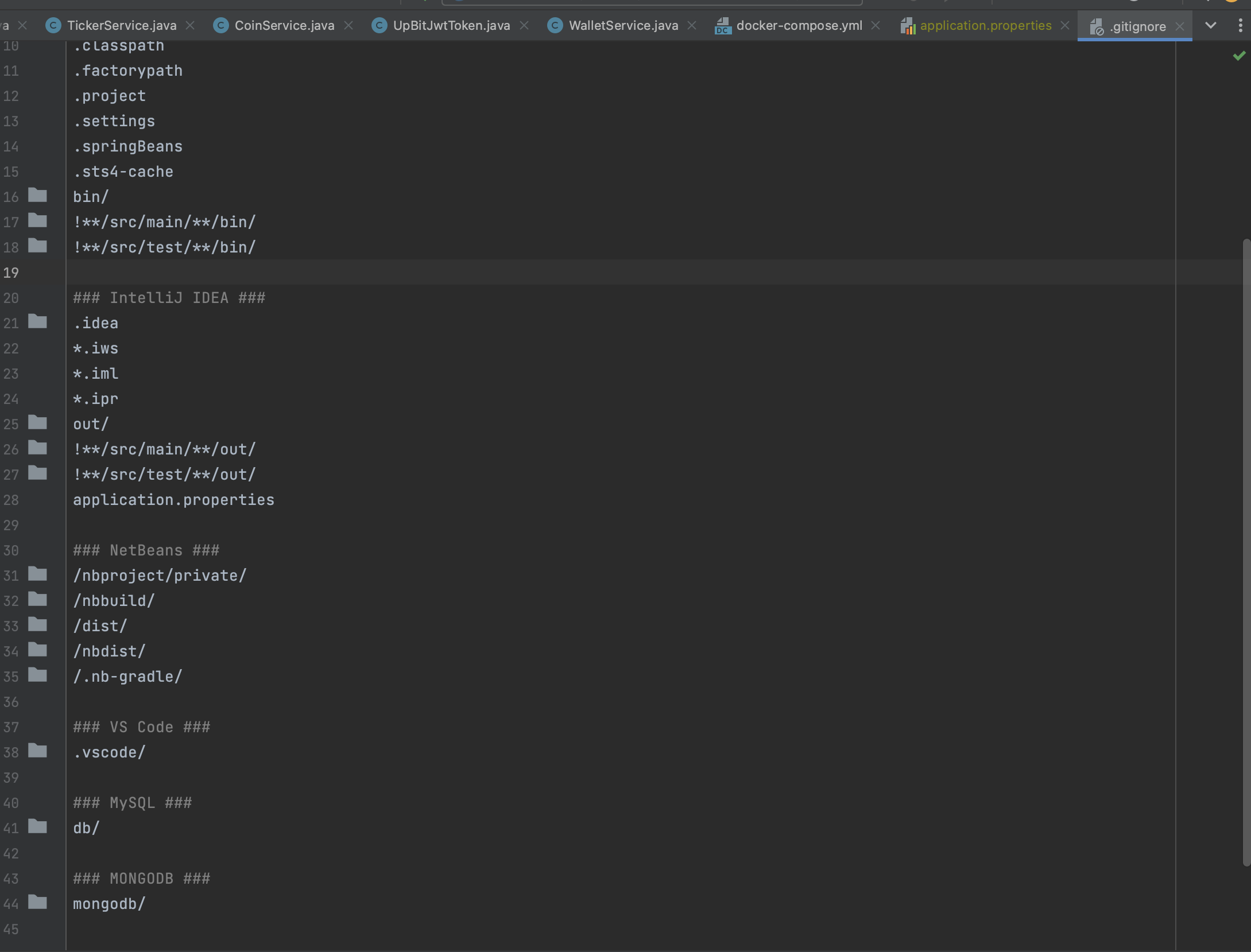 Git ignore 과 환경 변수 적용