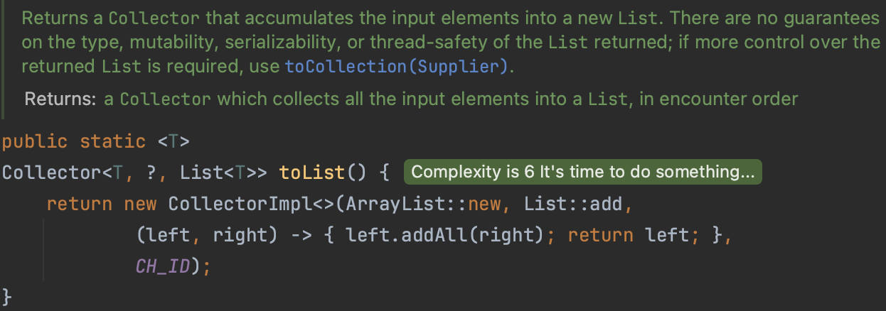 [Java] Collectors.toList vs Stream.toList