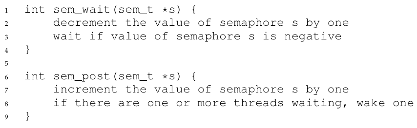 Semaphores (세마포어)