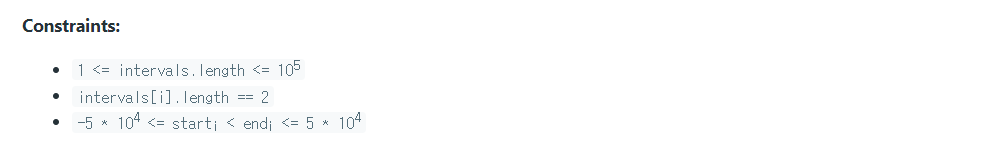 Non-overlapping Intervals