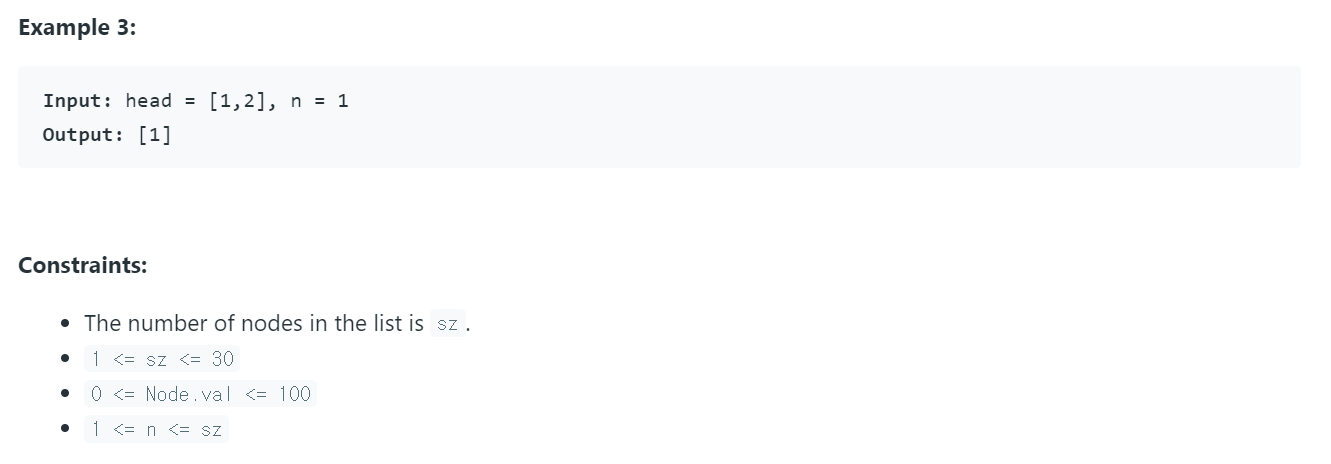 Remove Nth Node From End of List