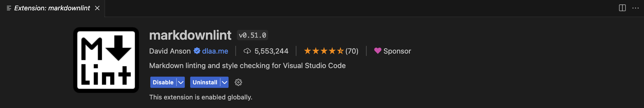 20230816 [VSCode - 마크다운 관련 Extension 소개] 마크다운 미리보기, markdownlint