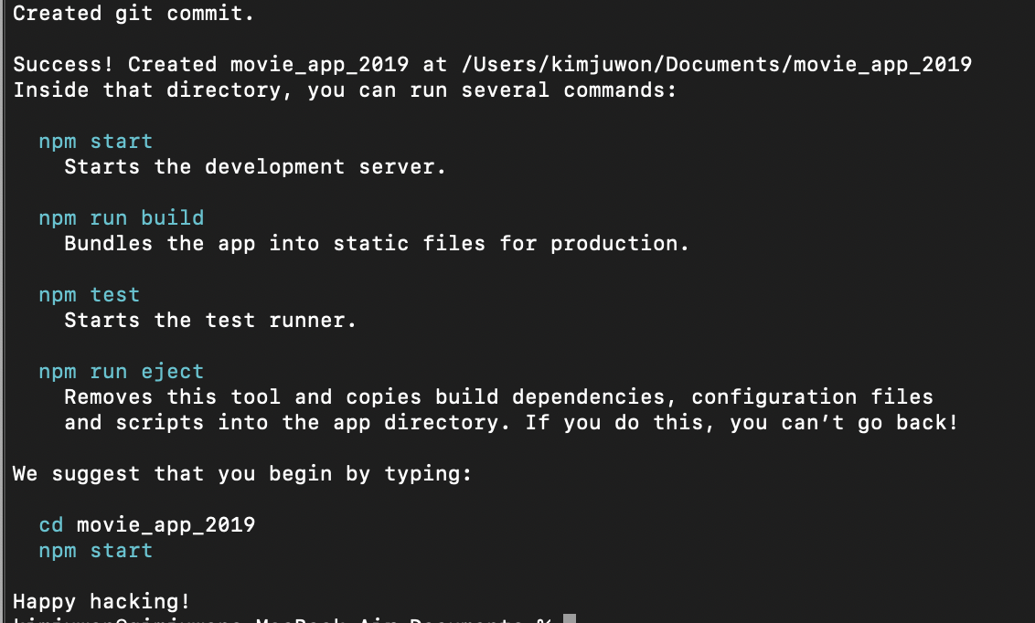 NomadCoder :: React JS 로 영화 만들기 (2) Setting -1