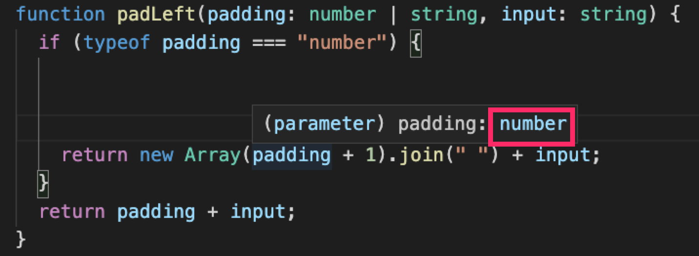 narrowing과 type guard