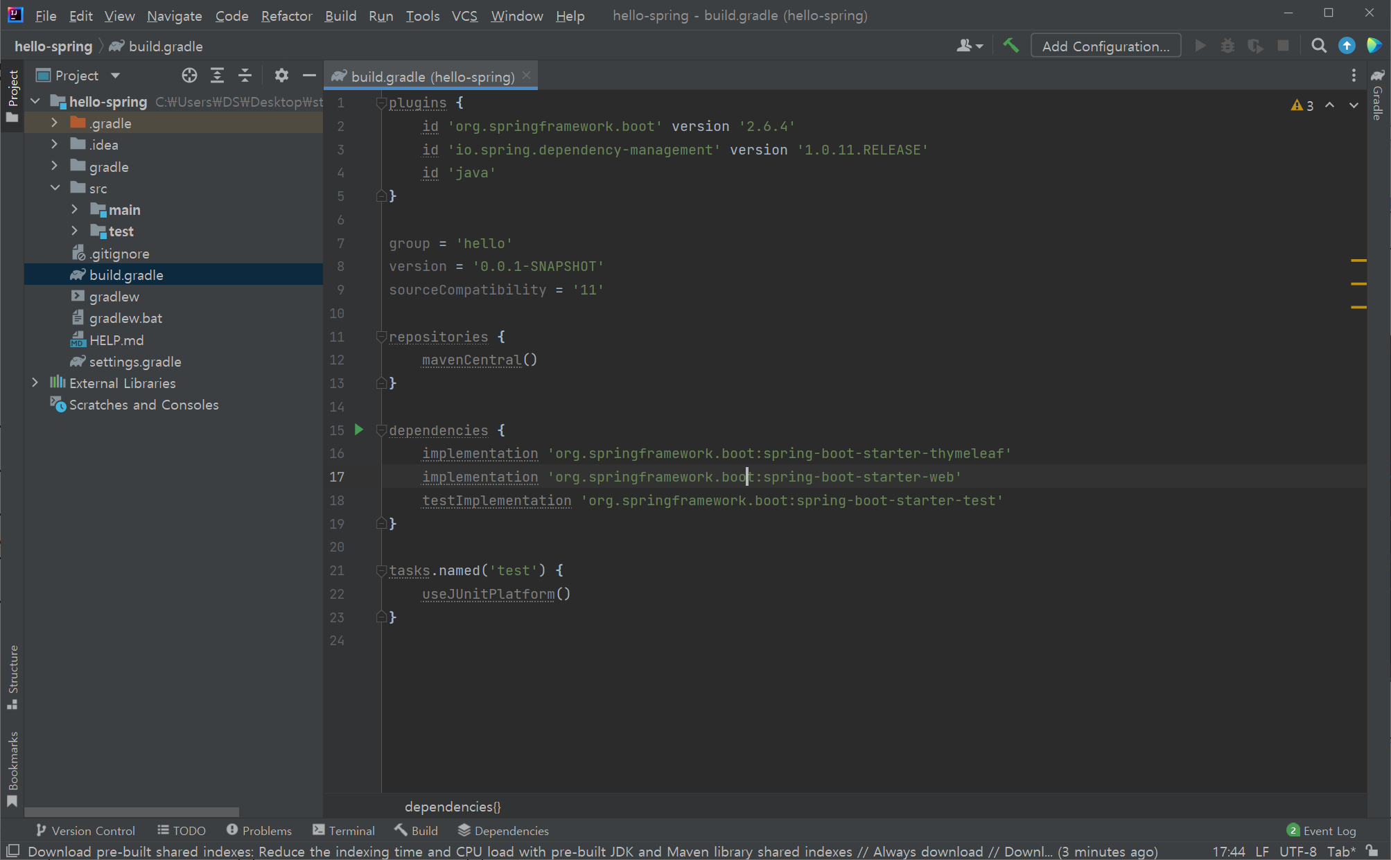 [spring 입문] 프로젝트 시작