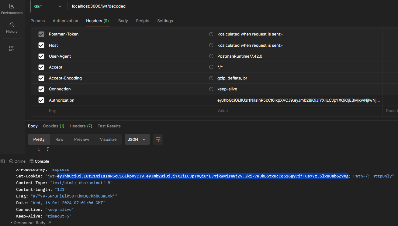 JWT Authorization 발급 및 활용 정리