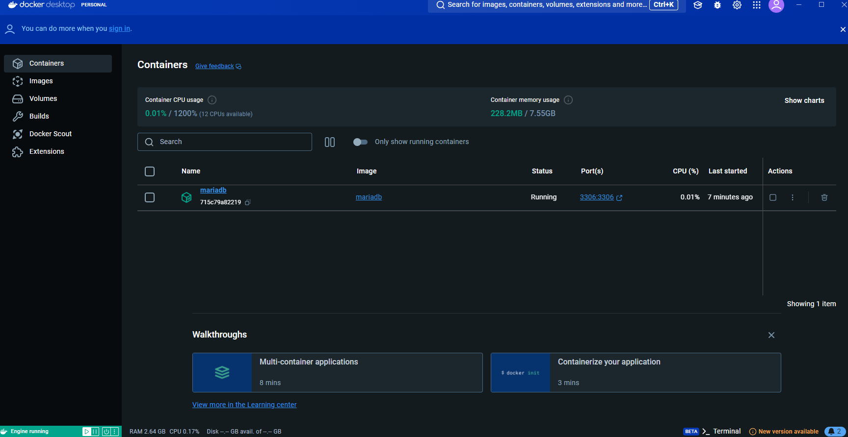 Docker 실행 오류 Virtual Machine Platform 미활성화 문제