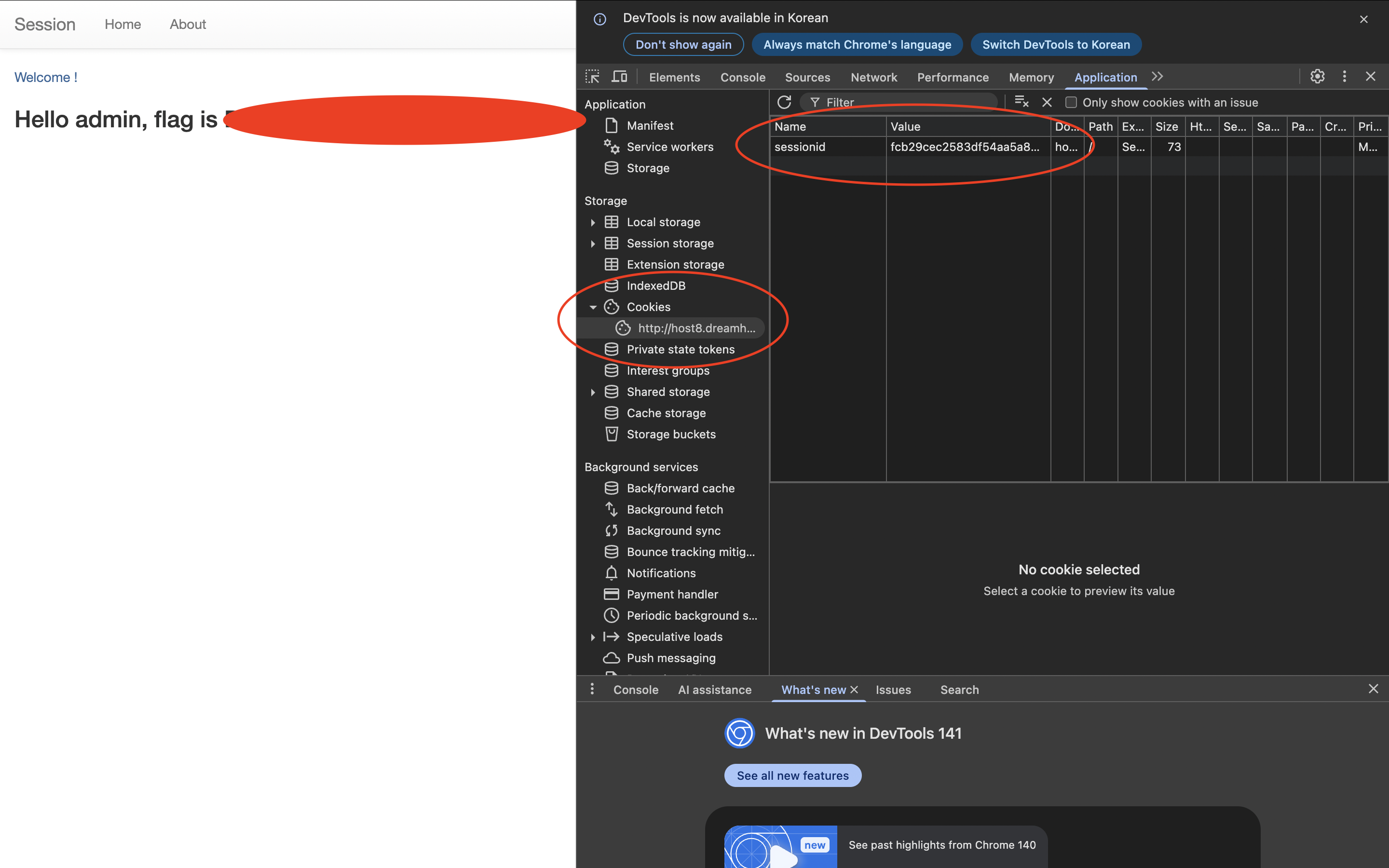 드림핵 CTF write up - session-basic