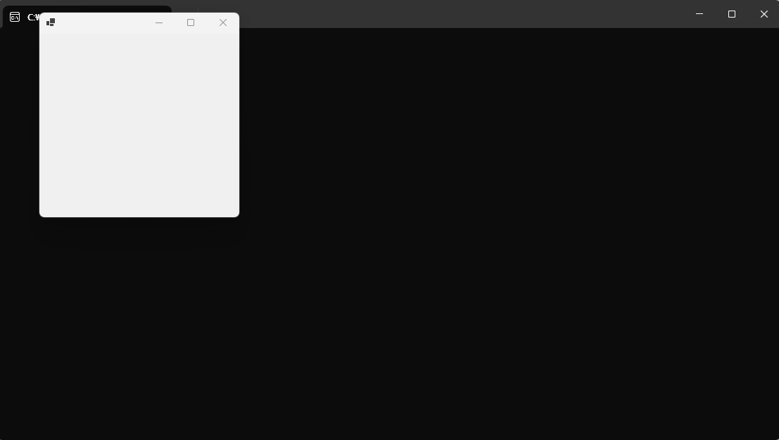 WinForm 클래스를 이용해서 윈도우 창 생성