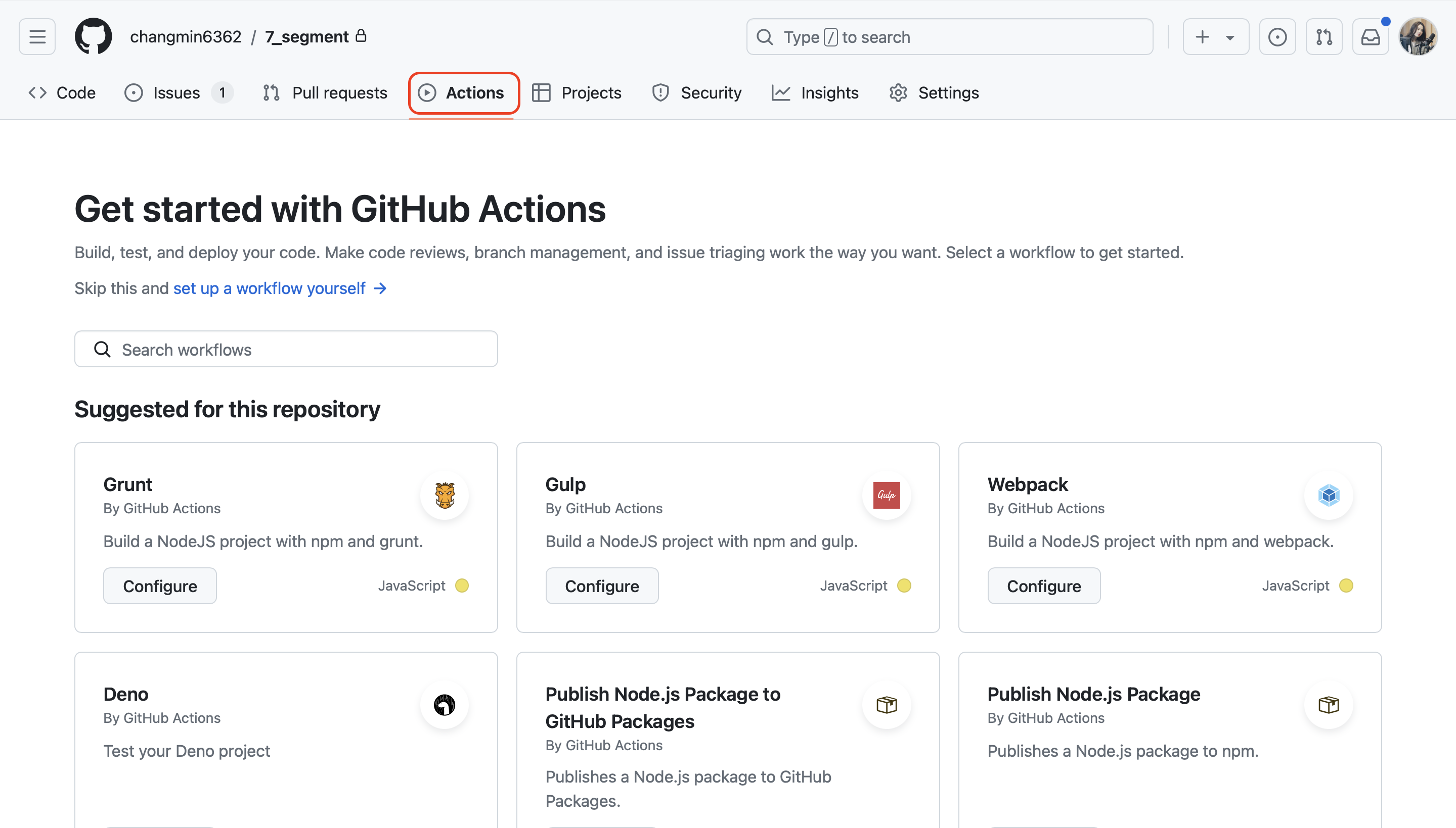 GitHub Actions를 사용한 CI 구축 단계별 가이드