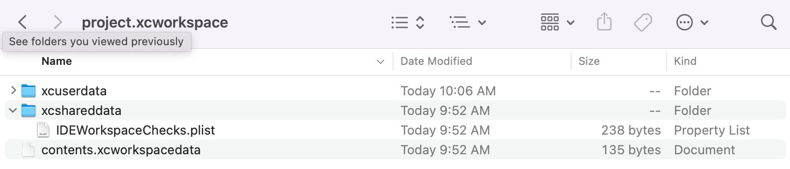 Xcode Project Sneak Peek