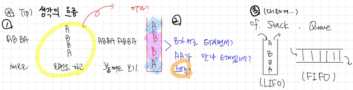 [1] BOJ 3986번: 좋은 단어 - 스택