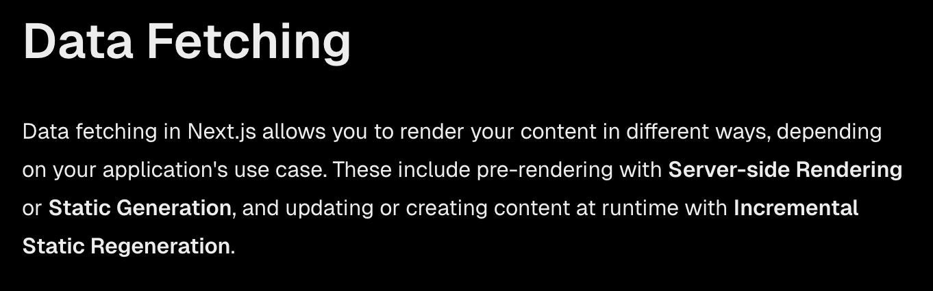 page router에서 data fetching # 1 Pre-rendering