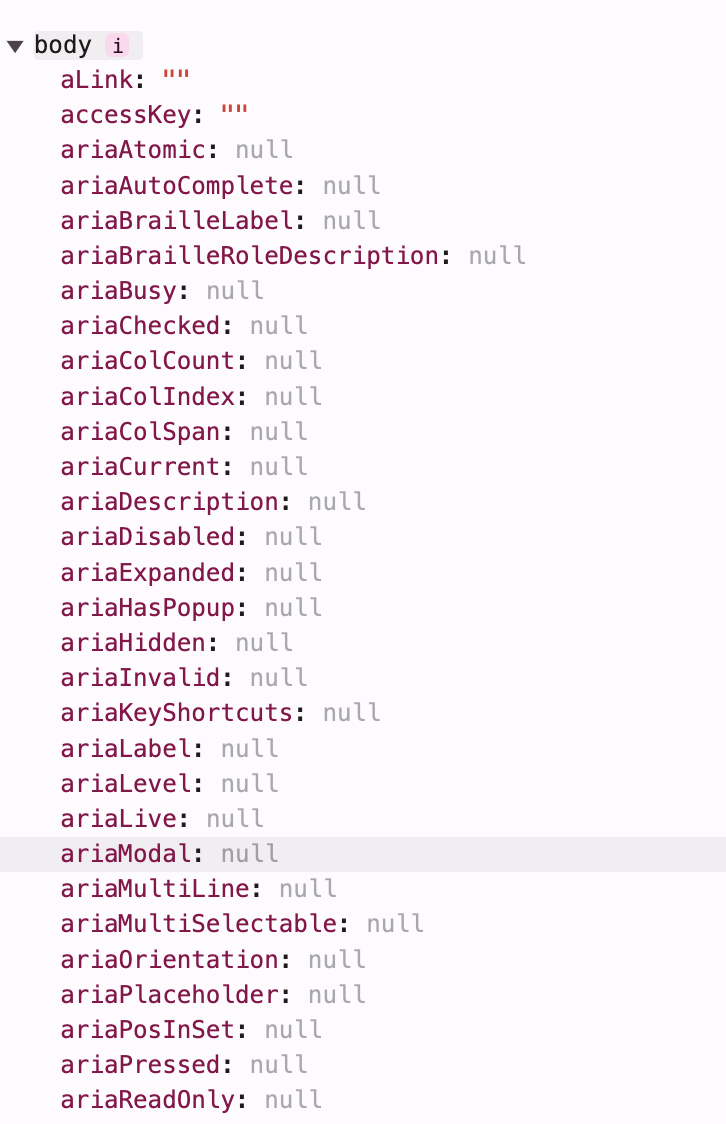 console.log()와 console.dir()