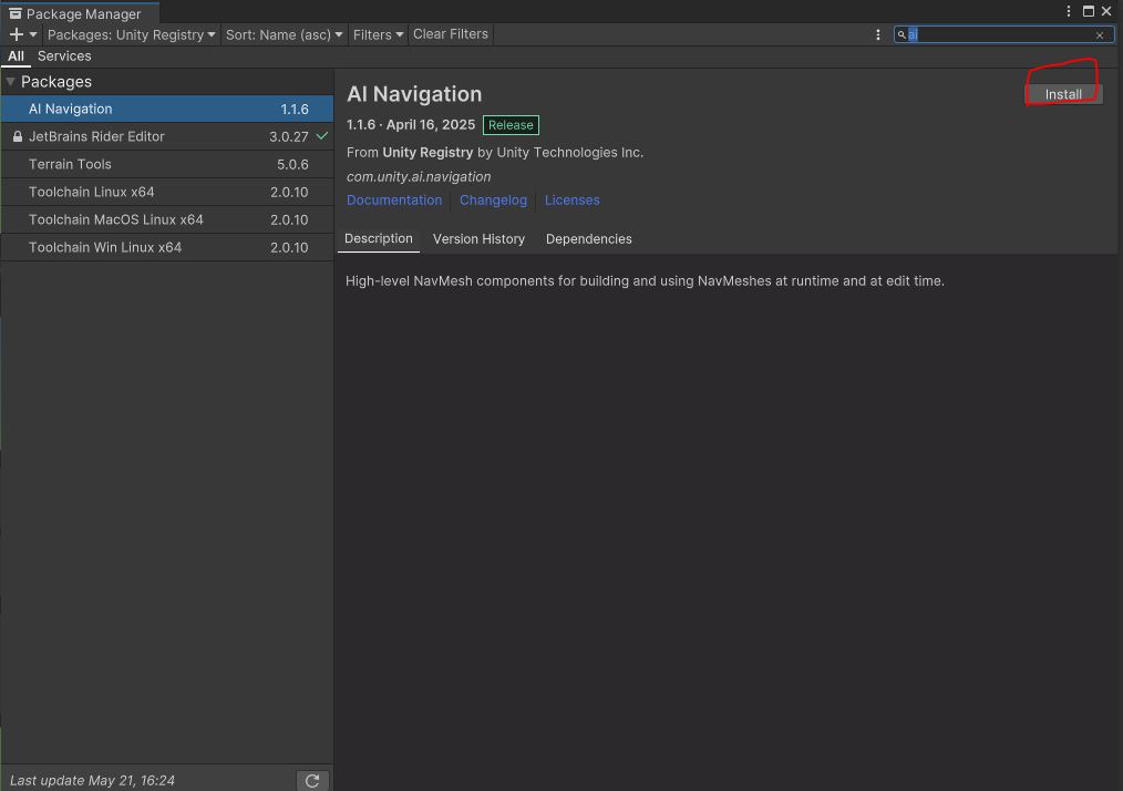 [Unity] AI Navigation