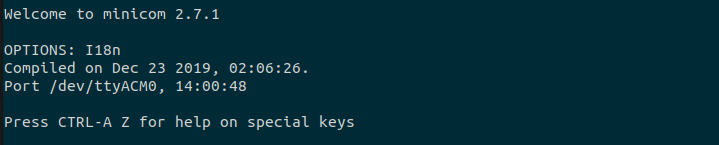 우분투에서 minicom으로 시리얼 통신 하기