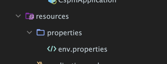 Spring Boot env 파일 설정