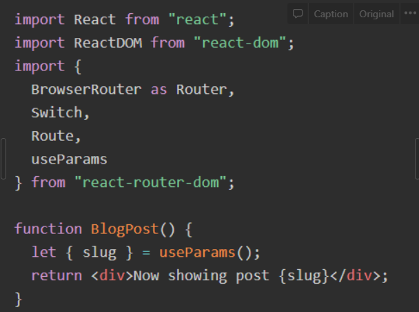 [React] URL 정보가져오기(match,useParams)