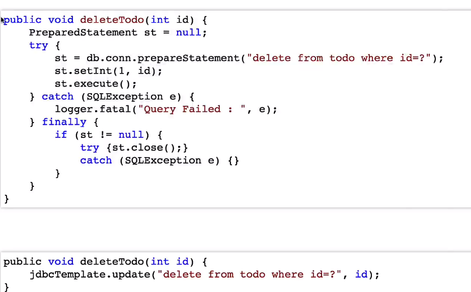 Spring Module - Spring JDBC