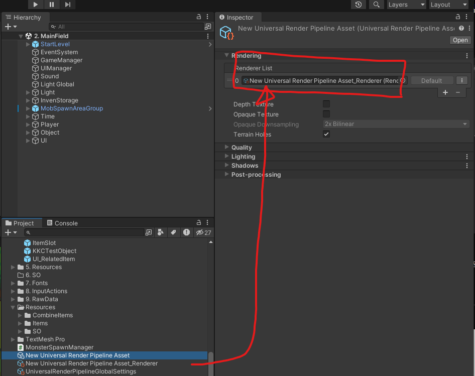 24.03.06 TIL - Unity : 2D 게임에서 Universal RP로 낮밤 & 조명 표현