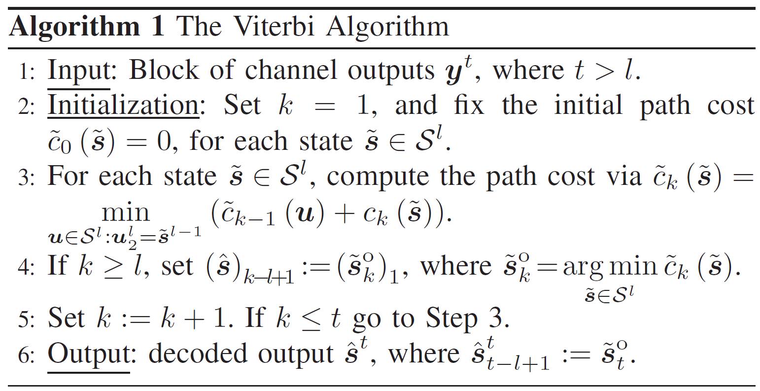 [논문 리뷰] ViterbiNet: A Deep Learning Based Viterbi Algorithm for Symbol Detection - 1편