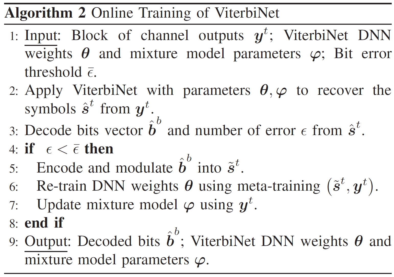 논문 리뷰 Viterbinet A Deep Learning Based Viterbi Algorithm For Symbol Detection 2편