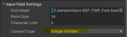 Unity TMP Input field 타입 지정하기