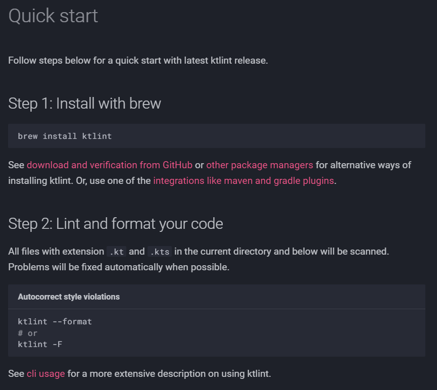 IntelliJ WSL과 ktlint 사용해보기