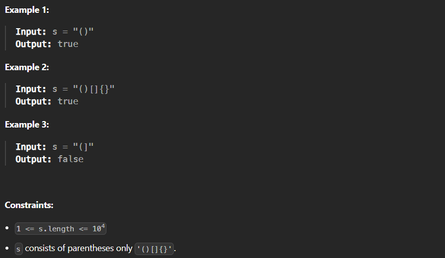 [LeetCode/20] Valid Parentheses - JAVA
