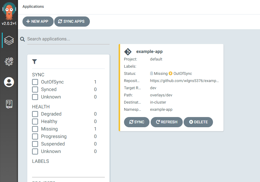 Gitops Argocd와 Kustomize를 이용해 Kubernetes에 배포하기