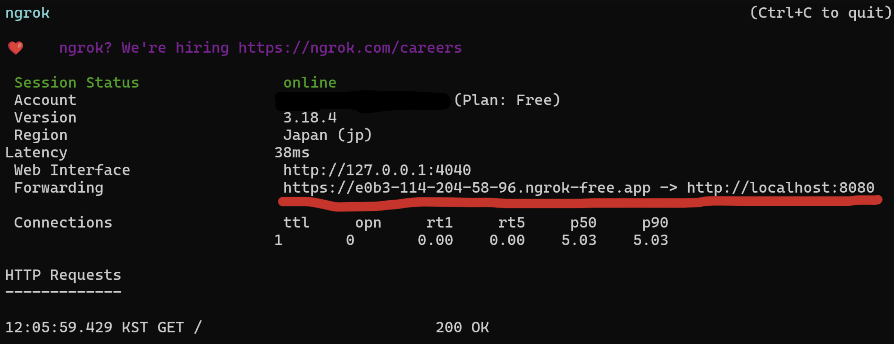 [Ngrok] 무료 플랜 사용법!