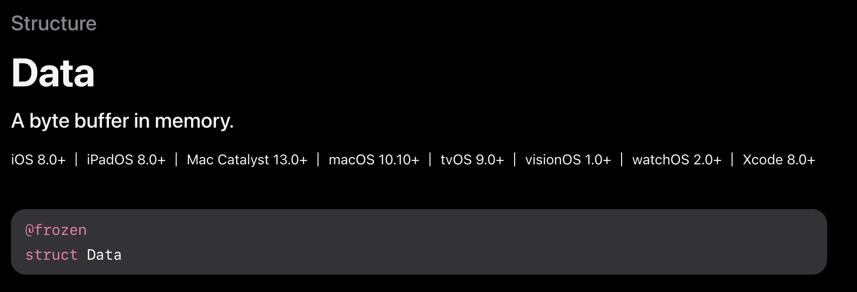 [Swift] Data, NSData 정리