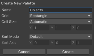 유니티 2D Palette